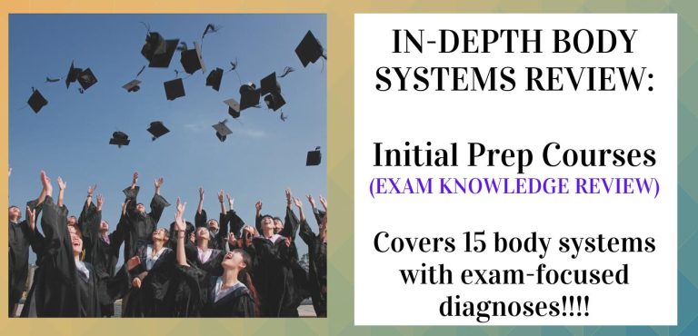 IN-DEPTH BODY SYSTEMS REVIEW: Initial Prep Courses (EXAM KNOWLEDGE ...