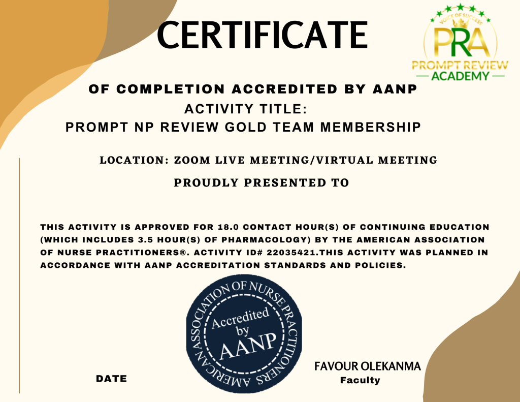 Nurse Practitioner Review Courses in 2024 – PROMPT REVIEW ACADEMY